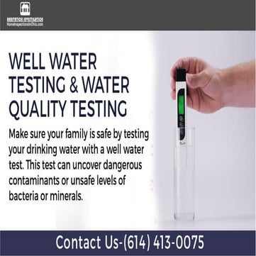 Well water testing in ohio | PPT