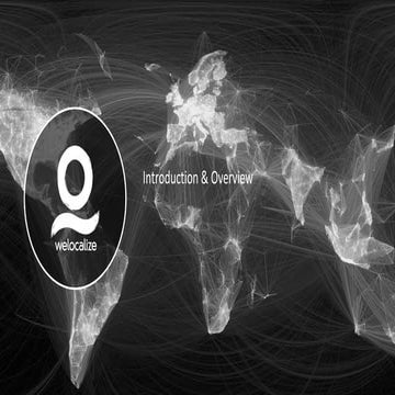 Welocalize Introduction and Overview | PPTX