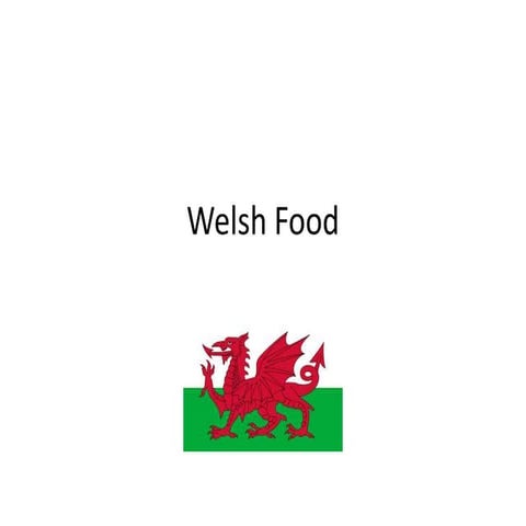 Welsh food powerpoint | PPTX