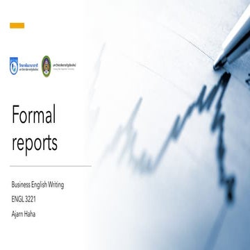 Formal reports Business English Writing. | PPT