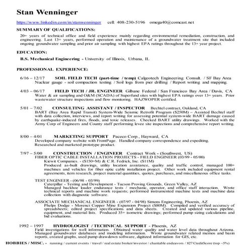 Wenninger Resume Feb2018 | DOCX