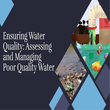 Assessment and Management of Poor quality Water | PDF