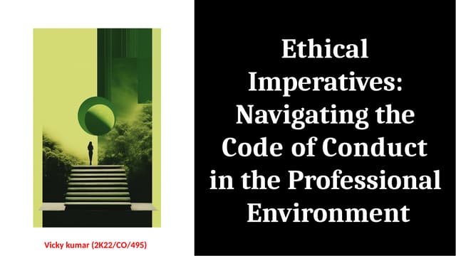 Codes of ethics | PPTX