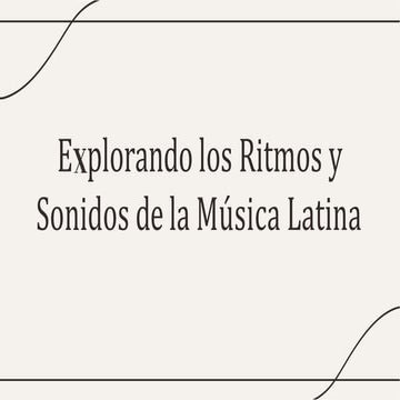 La música en Latinoamérica | PPTX