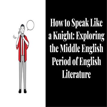The middle English period | PDF