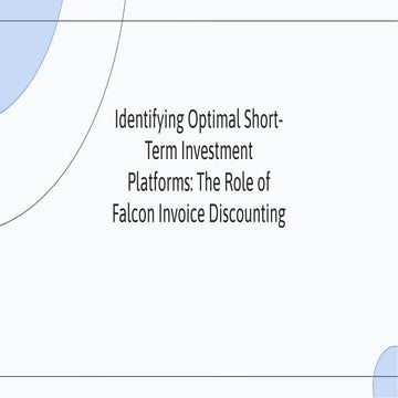 Introducing Falcon Invoice Discounting: The Most Outstanding Short-Term ...