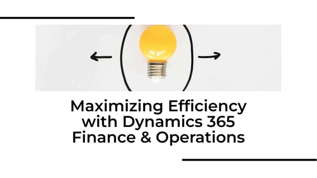 Dynamics 365 Finance & Operations Demonstration PPt | PPT Dynamics 365 Finance & Operations Demonstration PPt | PPT