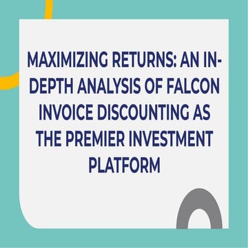 Best investment platform: Falcon Invoice Discounting | PPT