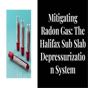 Sub Slab Depressurization System Pdf Lung And Respiratory Health Diseases And Conditions