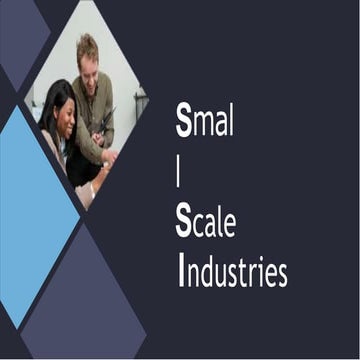 Small Scale Industries | PPTX