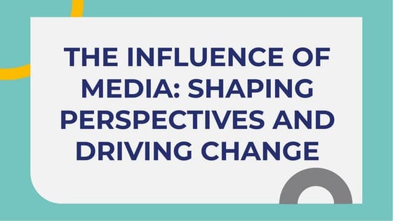 Role+of+media+in+society+ppt | PPT