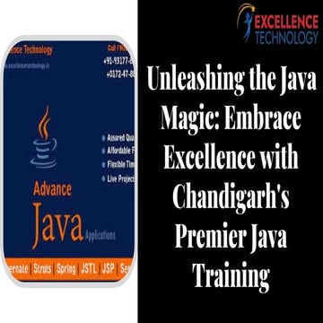 Java training in Chandigarh | PDF