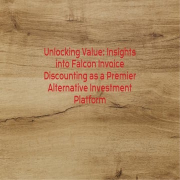 Be a Head of the Curve: The Best Alternative Investment Platform to ...