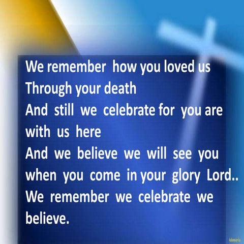 We remember | PPT