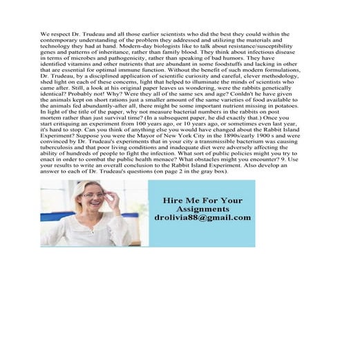 We respect Dr- Trudeau and all those earlier scientists who did the be.pdf