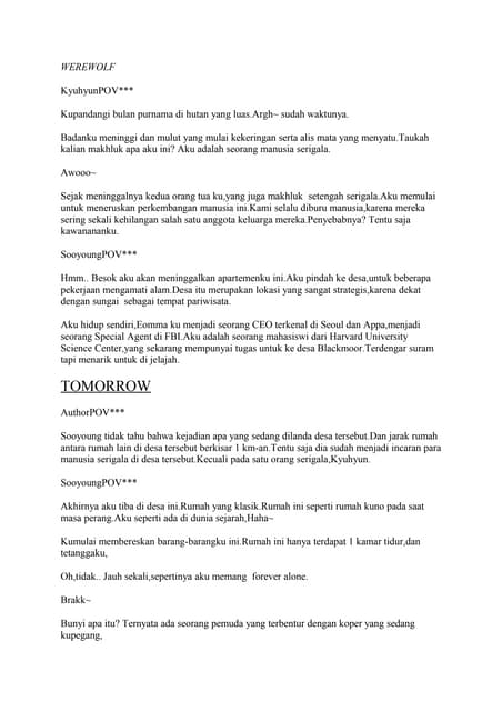 [EXO Fanfiction] Because of Putra-Putri Sekolah | PDF