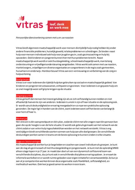 Analyse werkveld Surplus | PDF