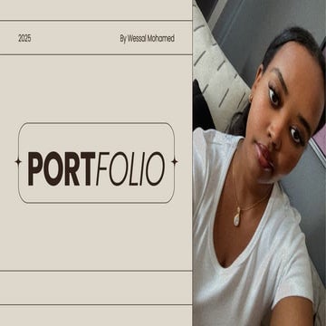 Portfolio Wessal Mohamed .................. | PPT