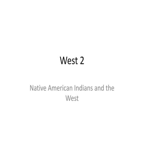 West 2 | PPT