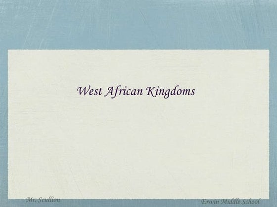 The ancient Kingdoms of West Africa - Ashanti | PDF