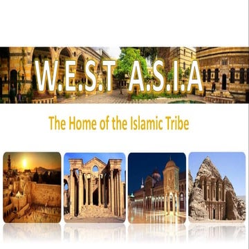 West asia pdf (1) | PPT