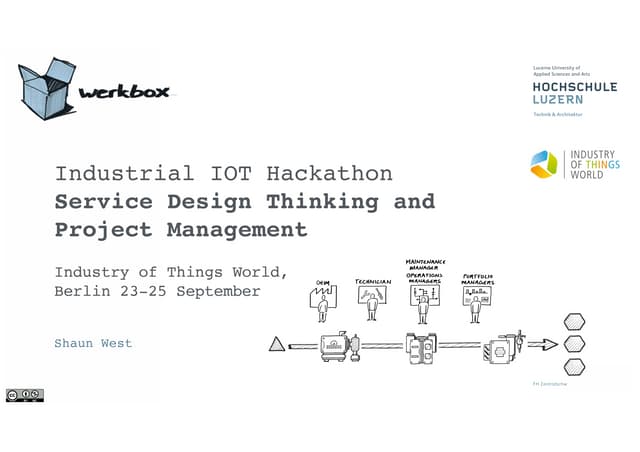 Industrial Iot Hackathon Service Design Thinking And Project