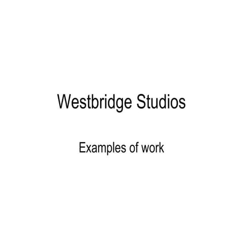 Westbridge Studios | PPT