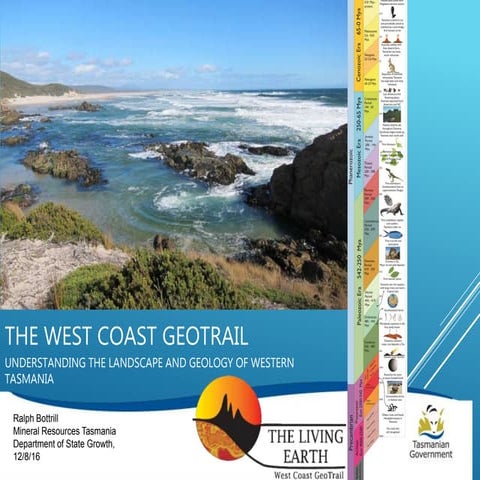 The West Coast Geotrail by Ralph Bottrill, Mineral Resources, Tasmania ...