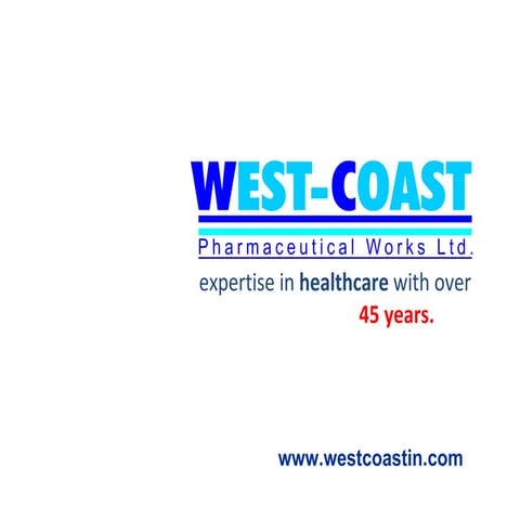 West Coast Pharmaceutical Works Ltd | PPT