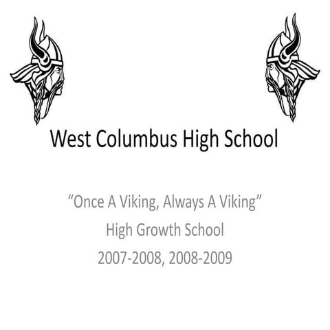 West columbus high school | PPTX