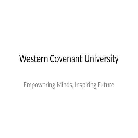Western Covenant University Overview.pptx