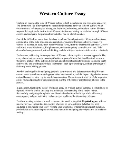 Western Civilization Essay.pdf
