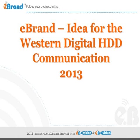 Western Digital - Communication Plans 2013 (Conducted by eBrand Vietnam ...