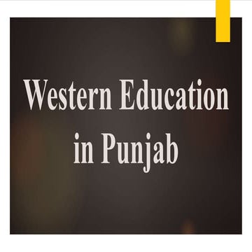 Western education | PPTX