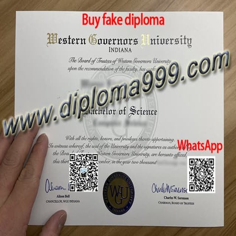 Western Governors University diploma | PPT