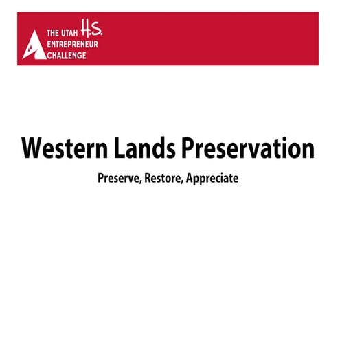 Western Lands Preservation | PDF
