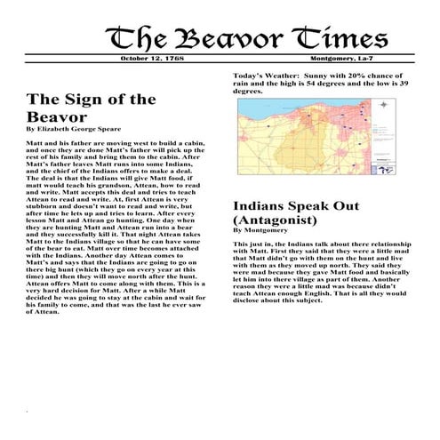 Sign of beaver (reading) | PPT