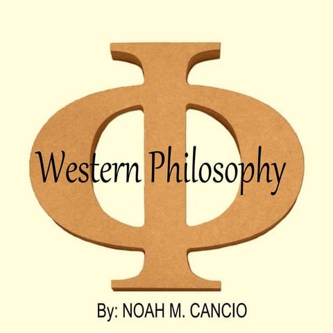 Western philosophy | PPTX