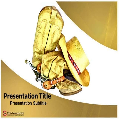 Western Theme Powerpoint Template Premium Template For PowerPoint