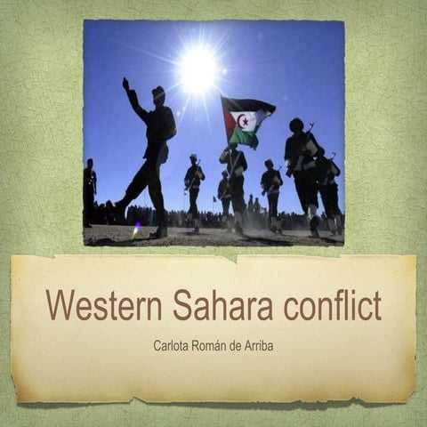 Western sahara conflict | PPTX