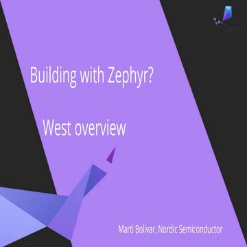 Zephyr Project West Overview Ppt
