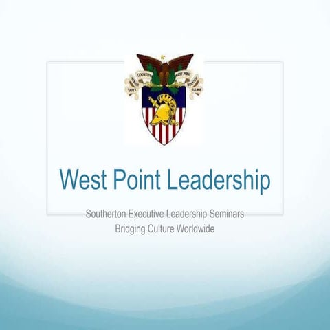 West Point Leadership | PPTX