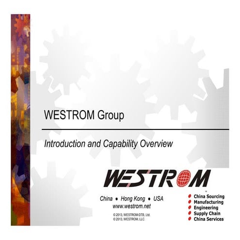 Westrom intro v13 | PPT