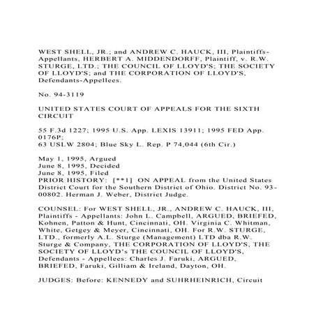 WEST SHELL, JR.; and ANDREW C. HAUCK, III, Plaintiffs-Appellants.docx