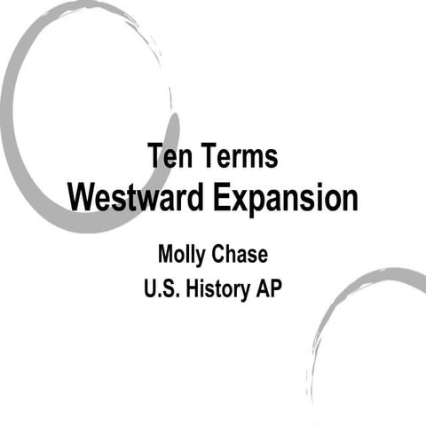 Westward Expansion | PPT