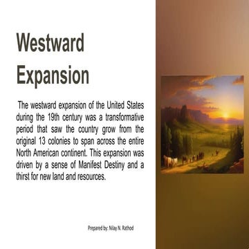 Westward-Expansion | American Lietrature | PPT