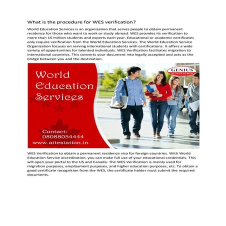 Required documents wes | PDF