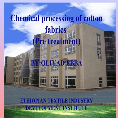 Wet processing of cellulose textiles.1 | PPT | Needlework | Arts and Crafts