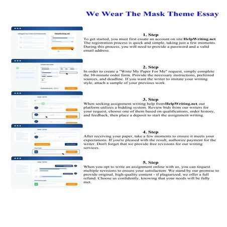 We Wear The Mask Theme Essay | PDF