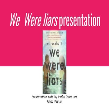 We were liars | PPTX